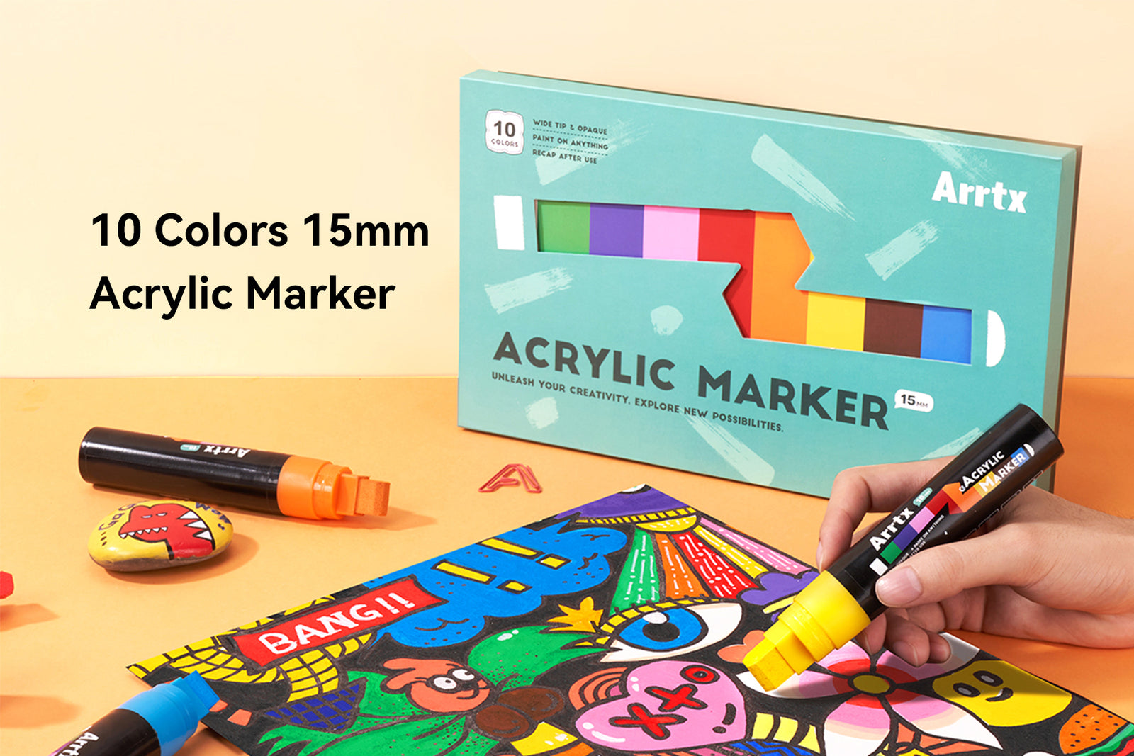 Arrtx 15mm Acrylic Jumbo Marker is HERE!!! 💡 Unleash Creativity on a W ...