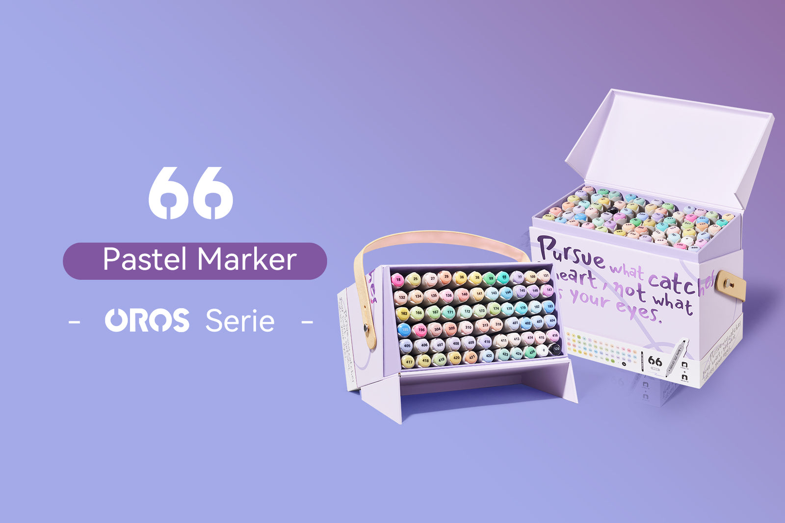 New Pastel Color Combination - Arrtx OROS 66 Pastel Color Markers ...