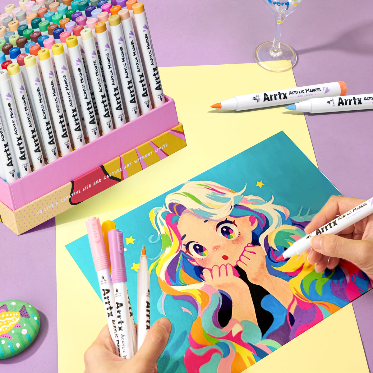 Arrtx Paint Markers, Pencils, Pastels, Papers, Art Supplies – ArrtxArt