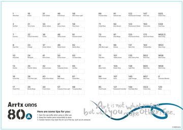 Arrtx Color Charts – ArrtxArt