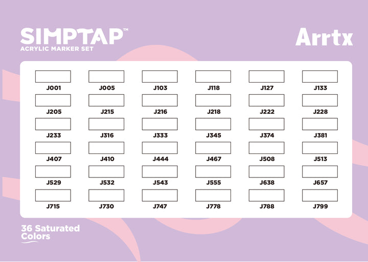 Arrtx Color Charts – ArrtxArt