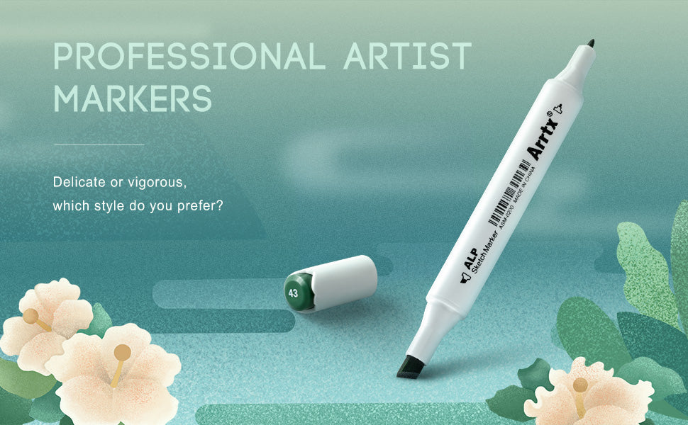 Arrtx ALP 80 Colors Alcohol Markers – ArrtxArt