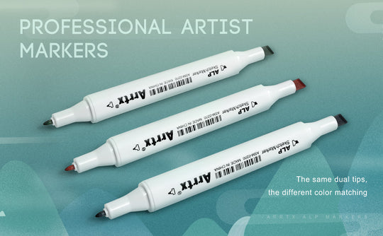 Arrtx ALP 80 Alcohol Markers Paint Marker Dual Tip – ArrtxArt