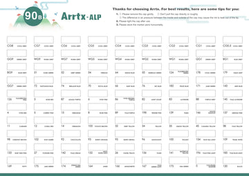 Arrtx Color Charts – ArrtxArt