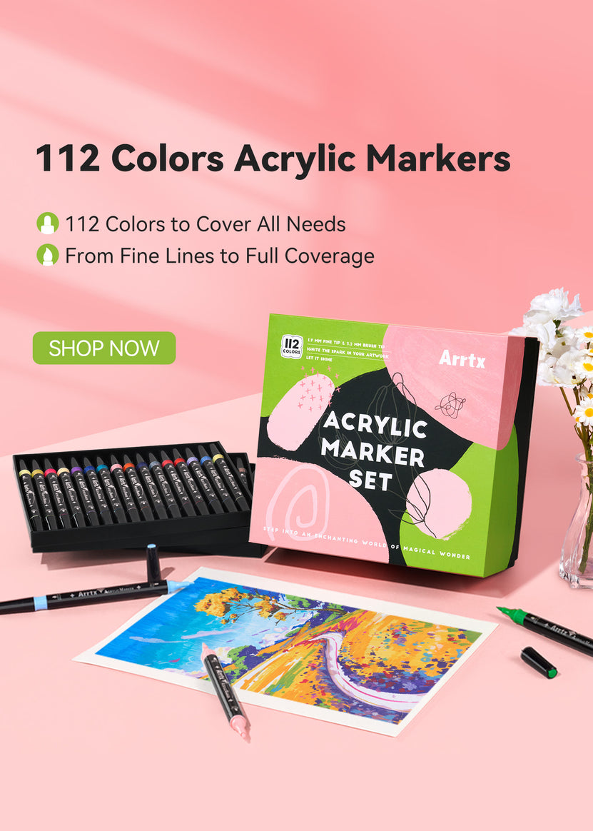Arrtx Paint Markers, Pencils, Pastels, Papers, Art Supplies – ArrtxArt
